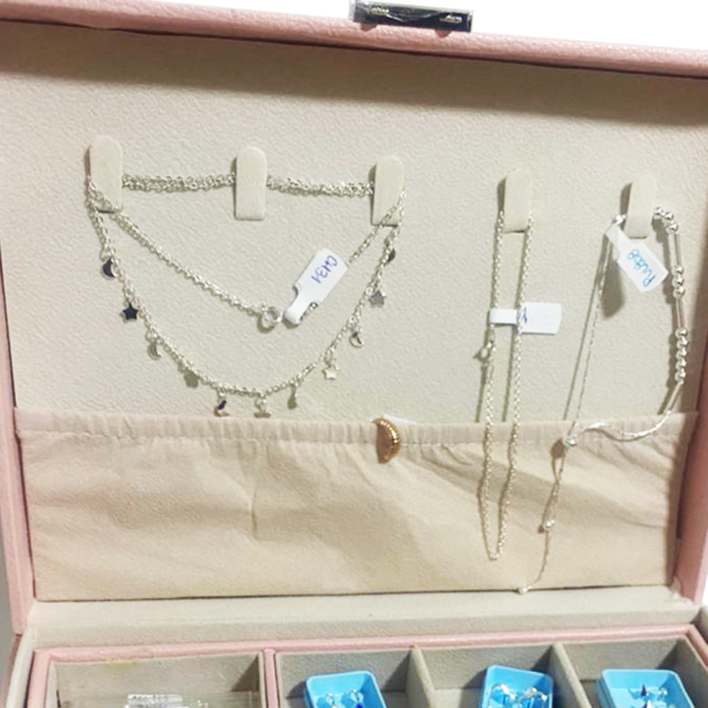 JOY06-JOYERO ROSA KING CON 40 JOYAS PLATA Y ACERO (PRODUCTOS SIN ...