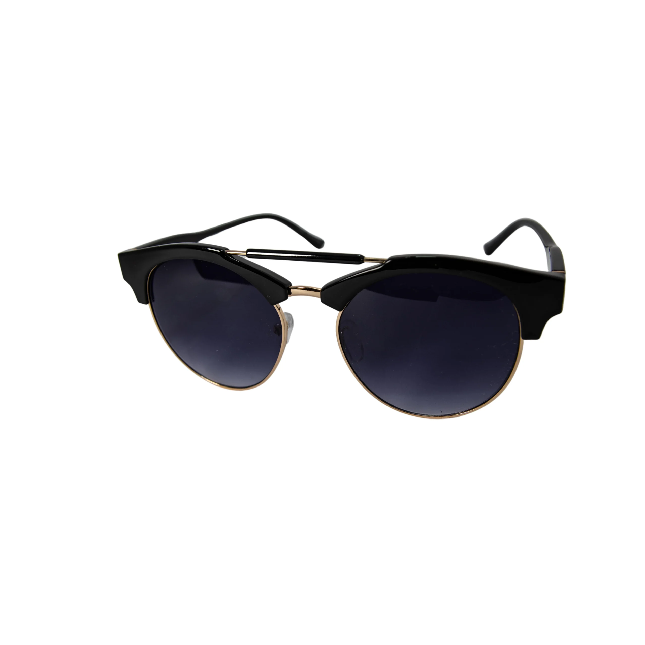 LEN203- LENTES DE SOL CON PROTECCION UV NEGROS CON BORDE - Royal Mayorista